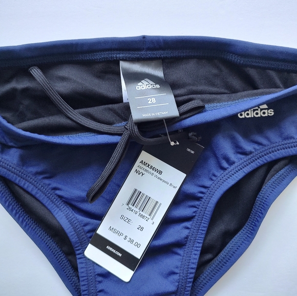 adidas | Swim | New Adidas Infinitex Mens Navy Blue Waterpolo Swim ...